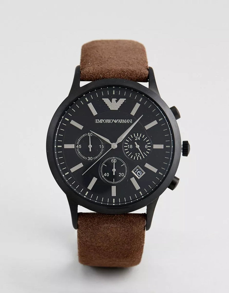 Emporio Armani AR11078 Men's Stainless Steel Chronograph Watch – Watch ...