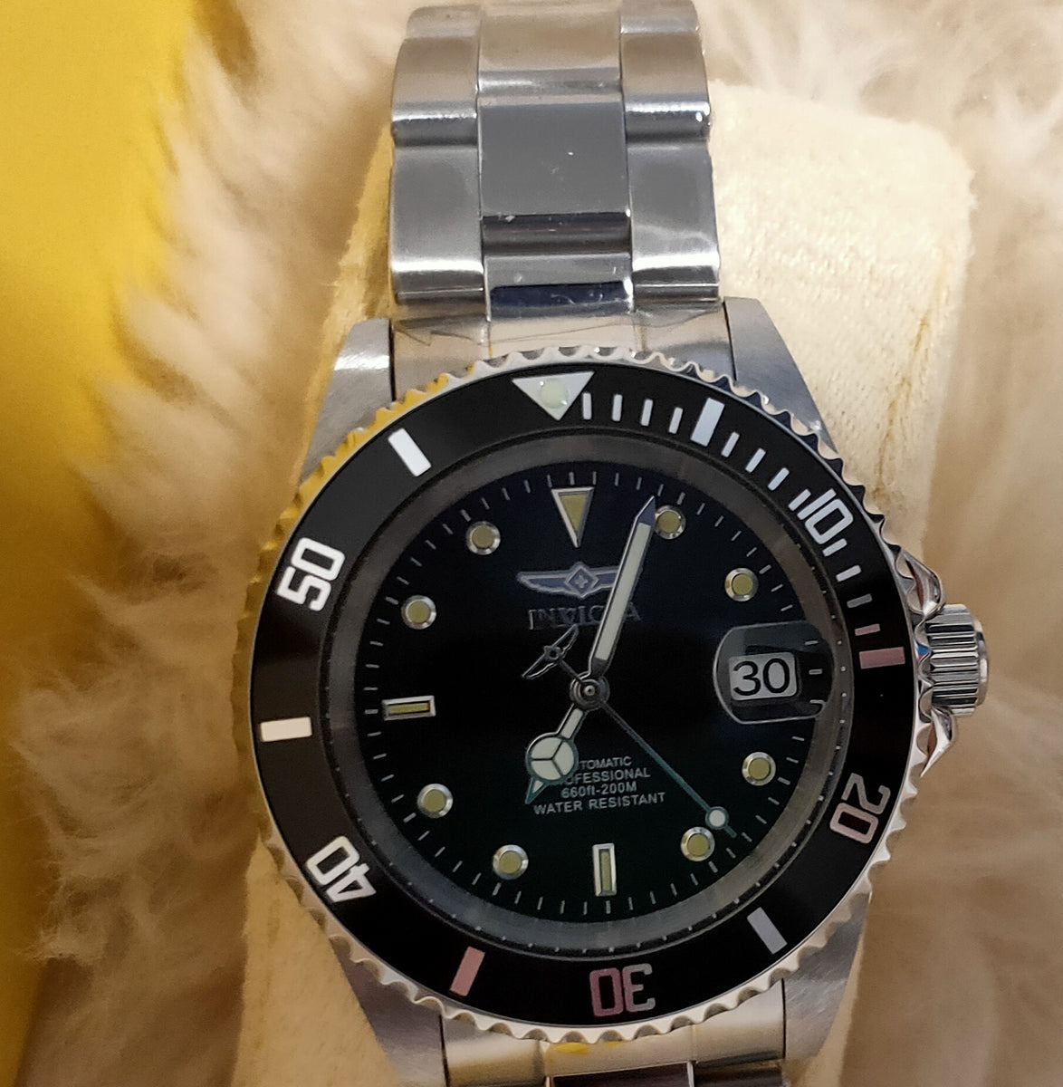 Invicta Automatic Pro Diver 200M Black Dial 8926OB Men's Watch – Watch ...